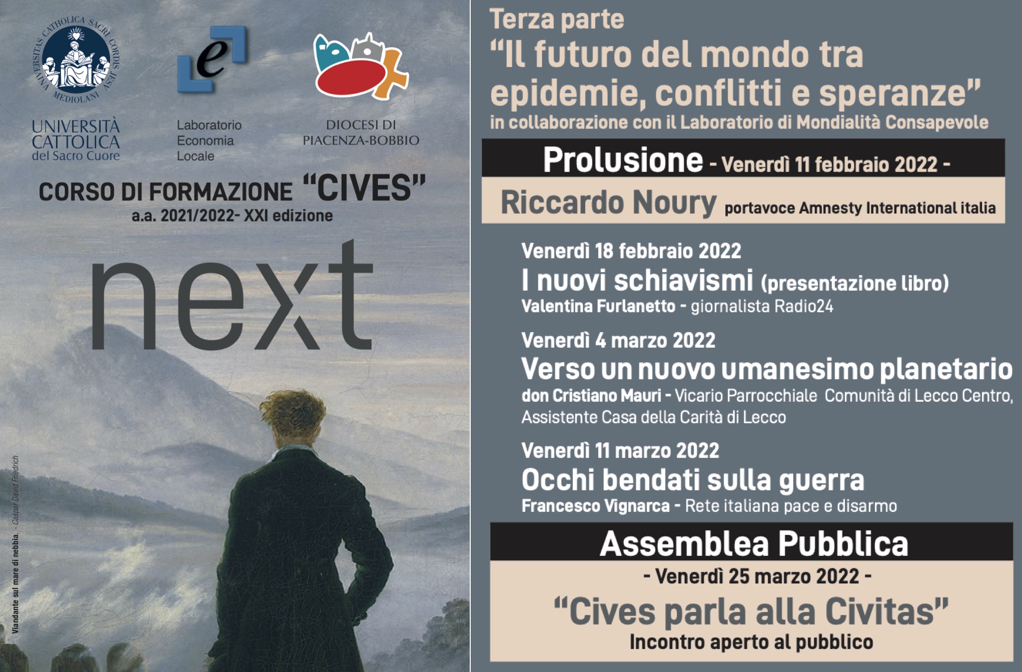 "Occhi bendati sulla guerra" - a Piacenza il 18 marzo - Francesco ...