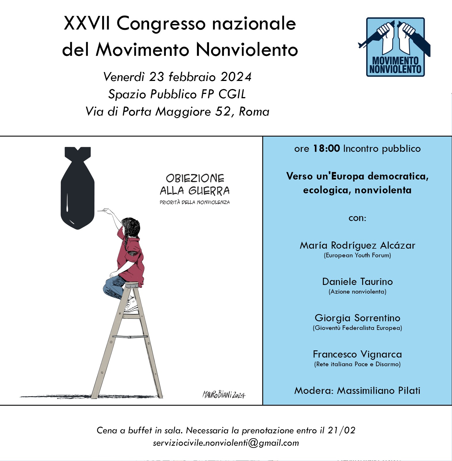 Verso un’Europa democratica, ecologica, nonviolenta - a Roma il 23 ...